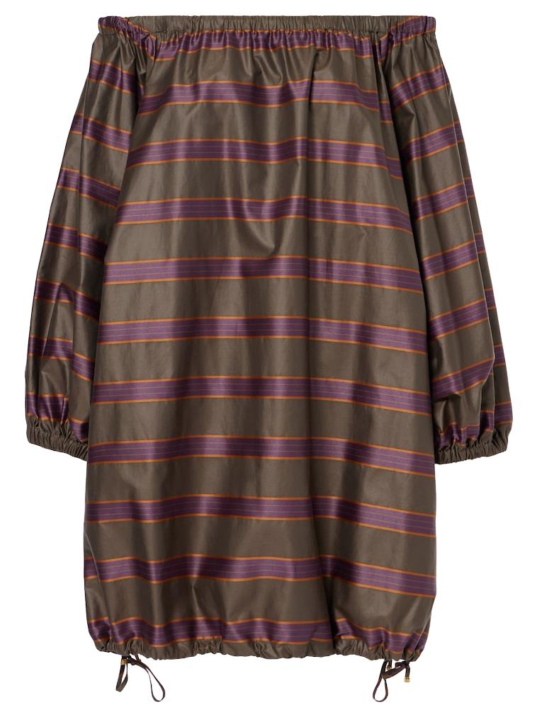 MAX MARA Max Mara Alcamo Cotton-Blend Canvas Minidress