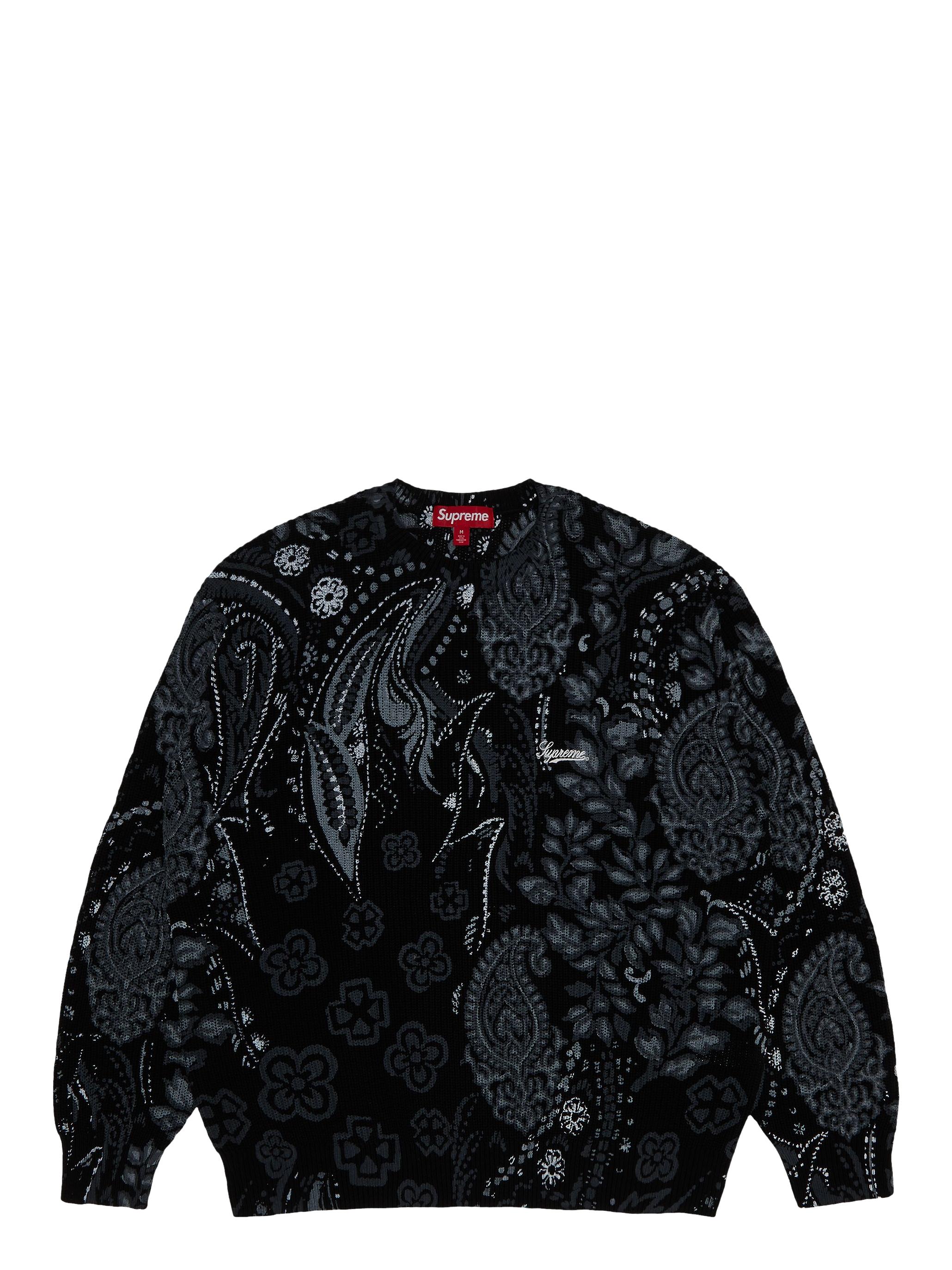Supreme Printed Washed Crewneck Sweater - Green | Editorialist