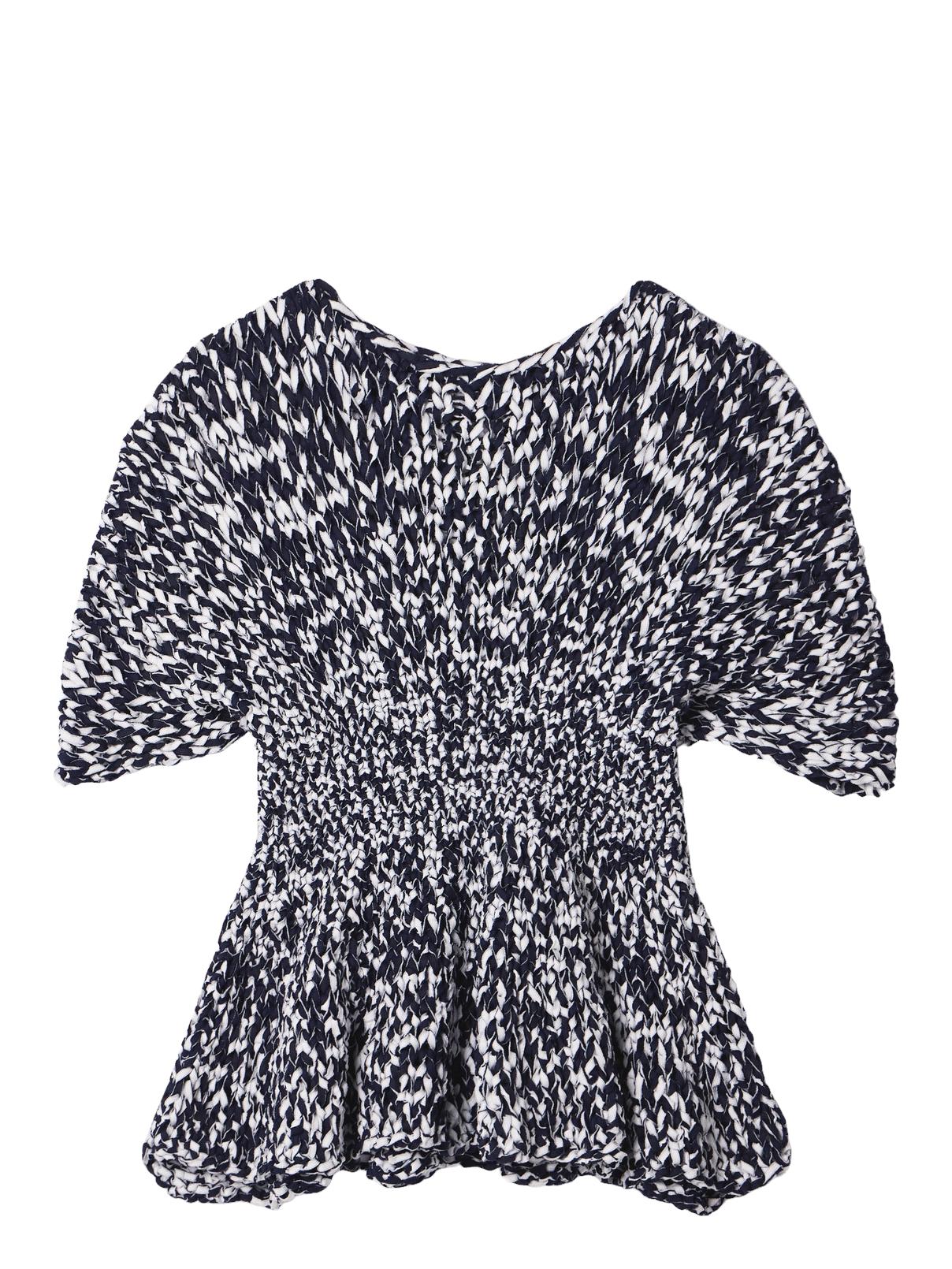 KHAITE KHAITE Mathilde Cotton-Blend Peplum Top