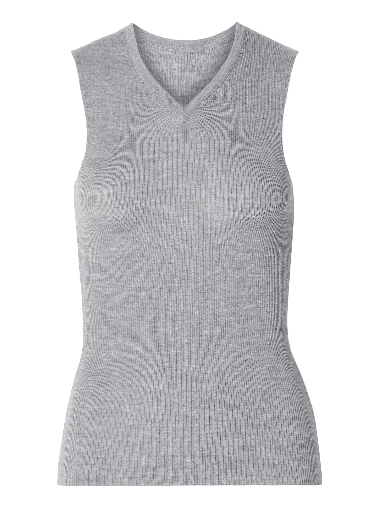 KHAITE KHAITE Renato Ribbed Wool-blend Jersey Tank