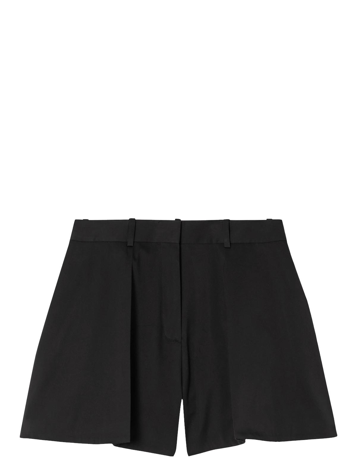 LOEWE LOEWE Pleated Cotton and Silk-Blend Sateen Shorts