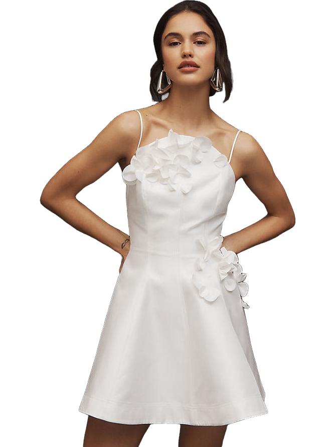 acler castleford 3d floral fit & flare mini dress FRANCINE 3D Flower Mini Dress S main image 1