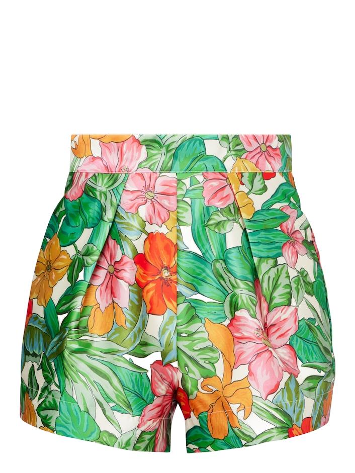 ALEMAIS Alémais Amelia Printed High-Rise Shorts