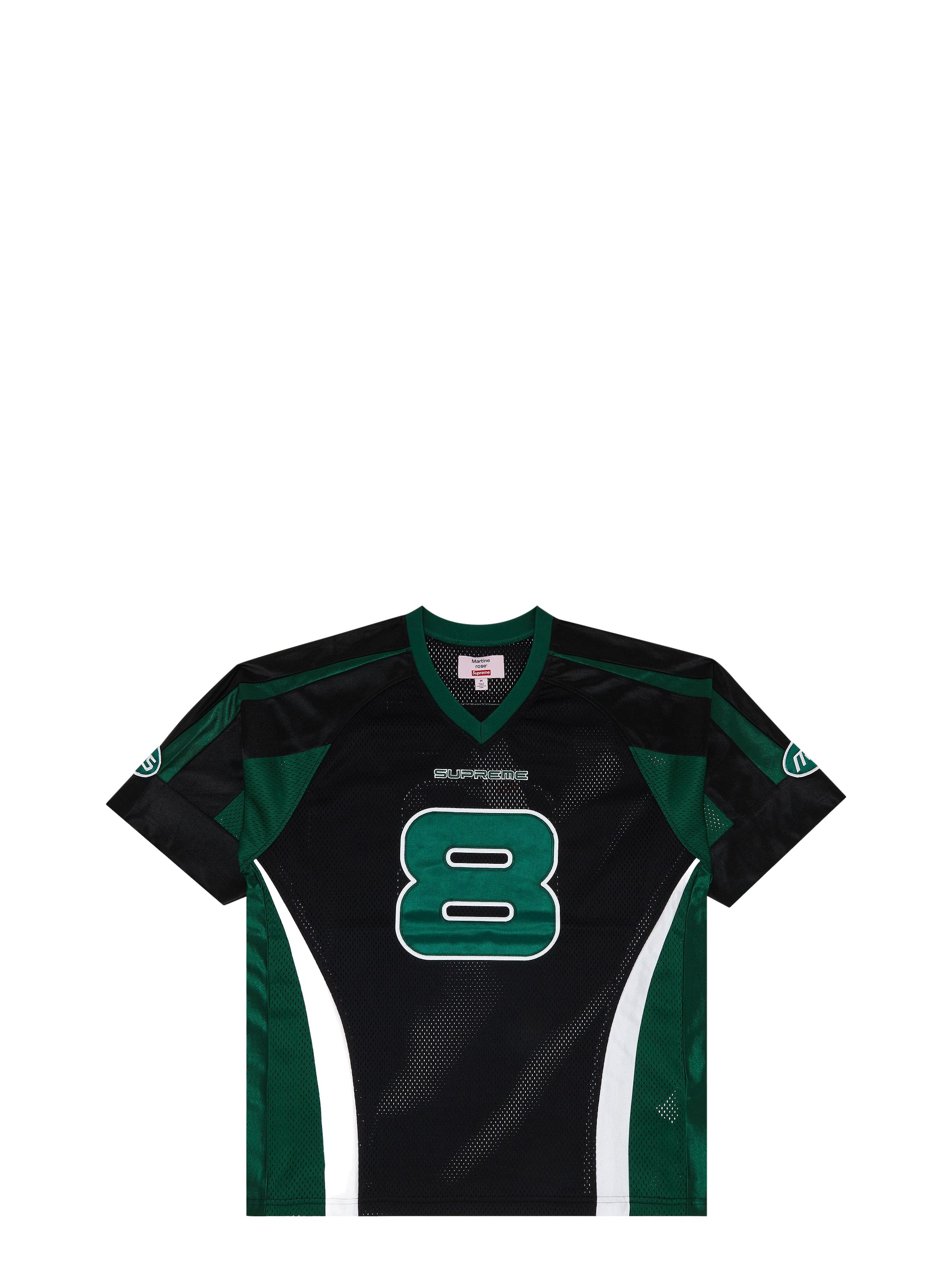 Supreme Martine Rose Football Jersey - Black | Editorialist