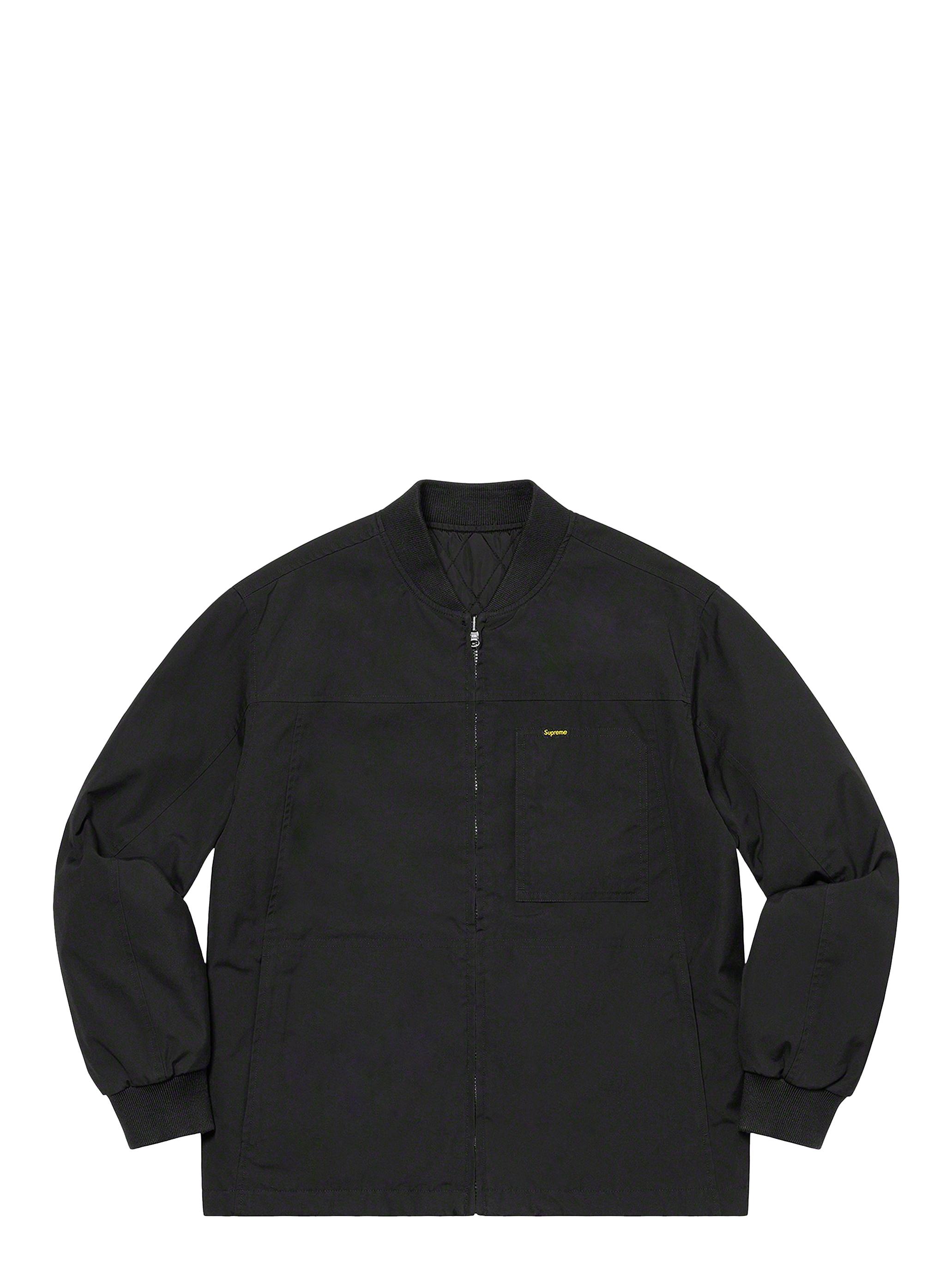 Supreme Reversible Tech Work Jacket - Black | Editorialist
