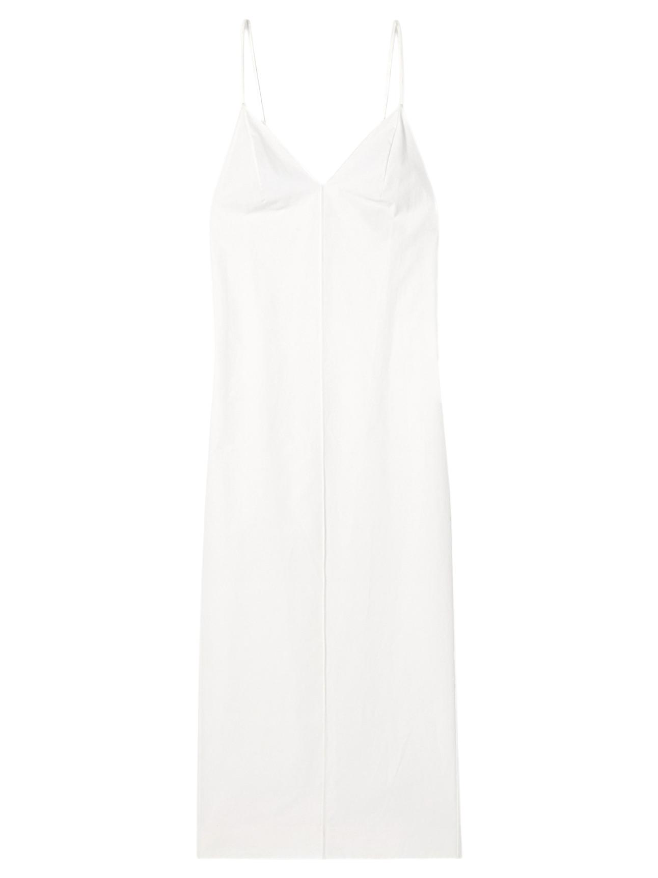 KHAITE KHAITE Tulula Silk-Poplin Maxi Dress