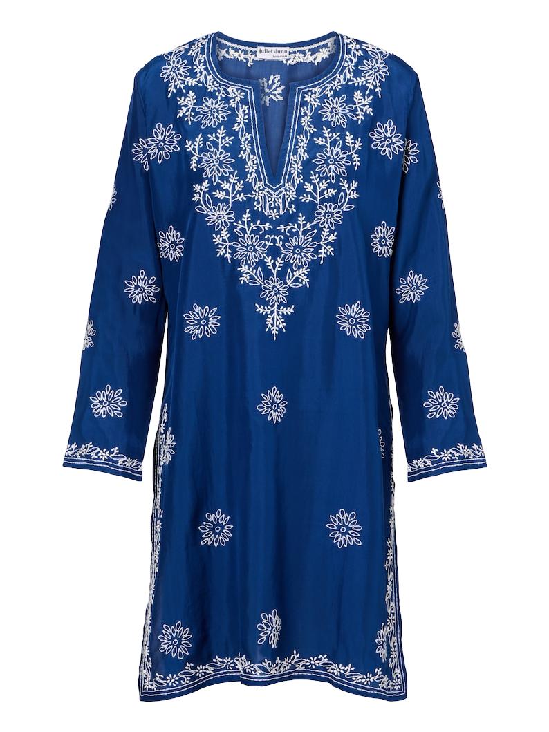 JULIET DUNN Juliet Dunn Embroidered Silk Tunic
