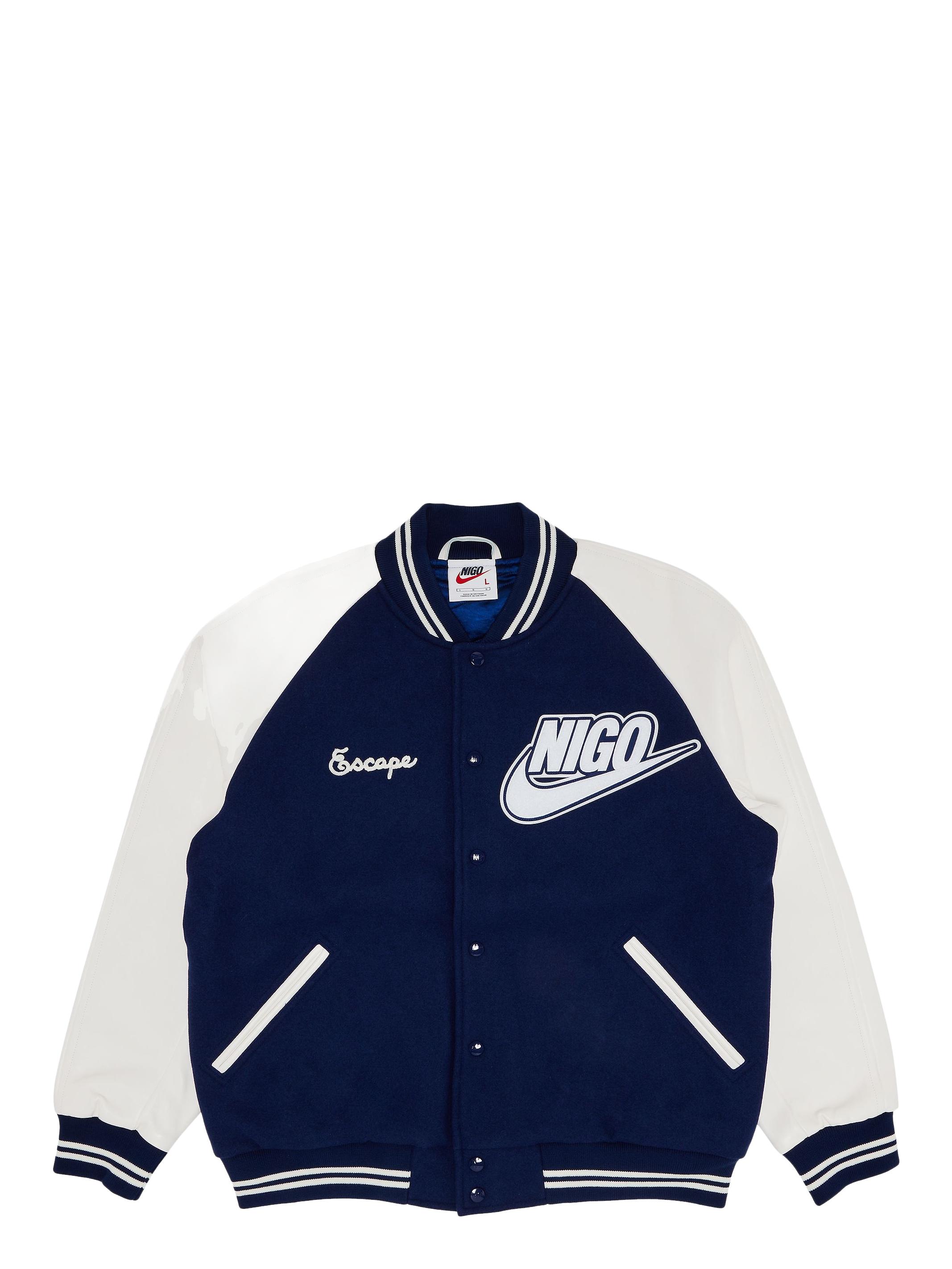 Nike X Nigo Nrg Varsity Jacket - Blue | Editorialist