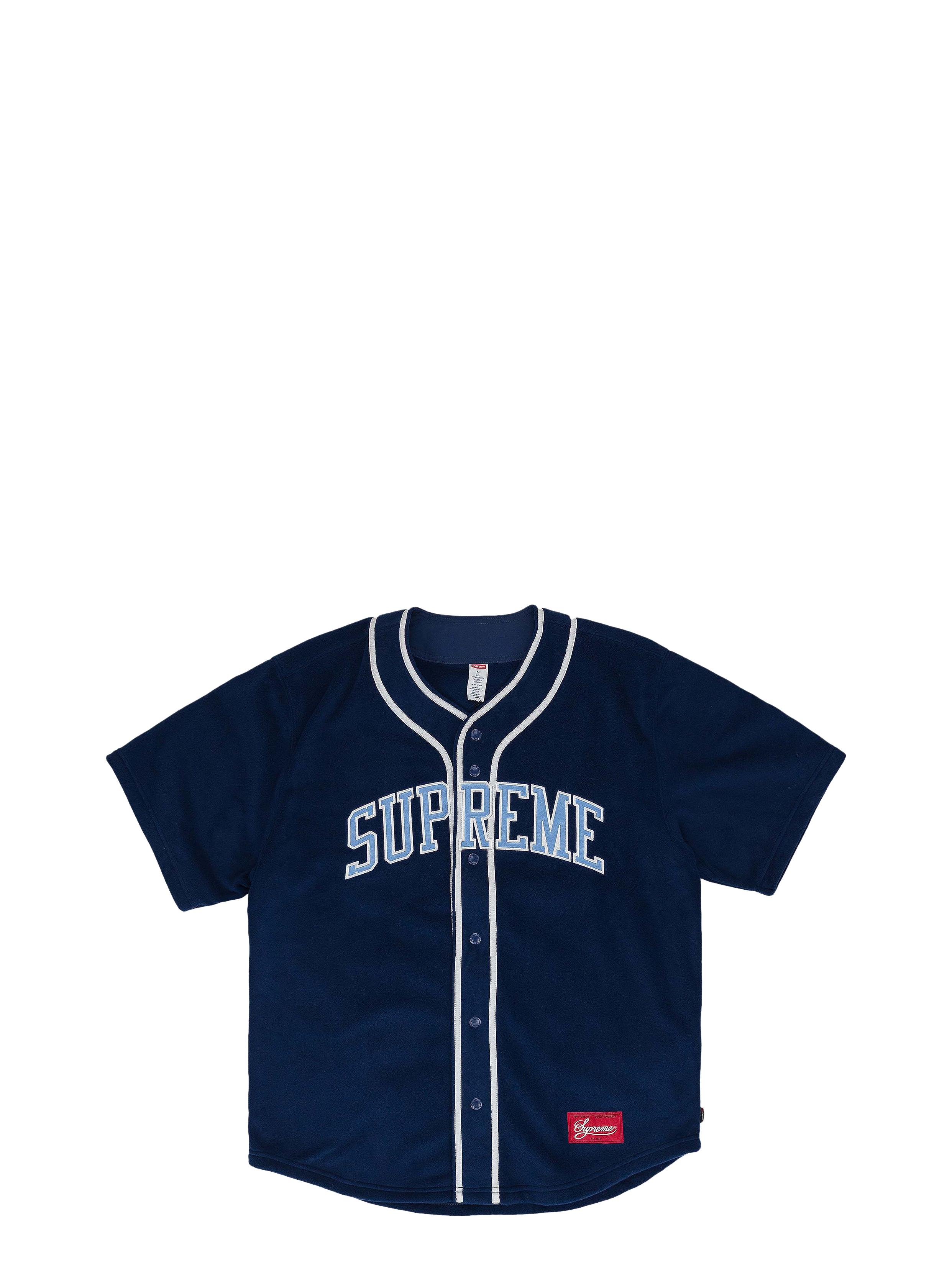 トップス Supreme Polartec Baseball Jersey Navy Supreme Polartec Baseball Jersey Navy | eBay