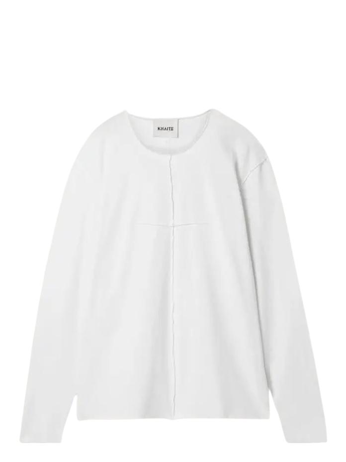 KHAITE KHAITE Kit Paneled T-Shirt
