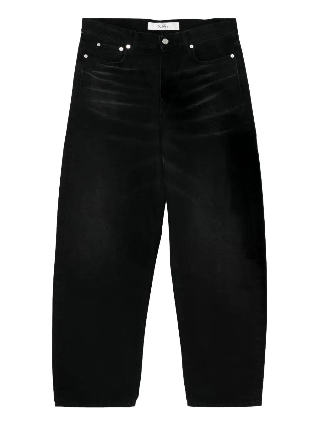 SéFr Straight Cut Jeans In Blue - 41% Off | Editorialist