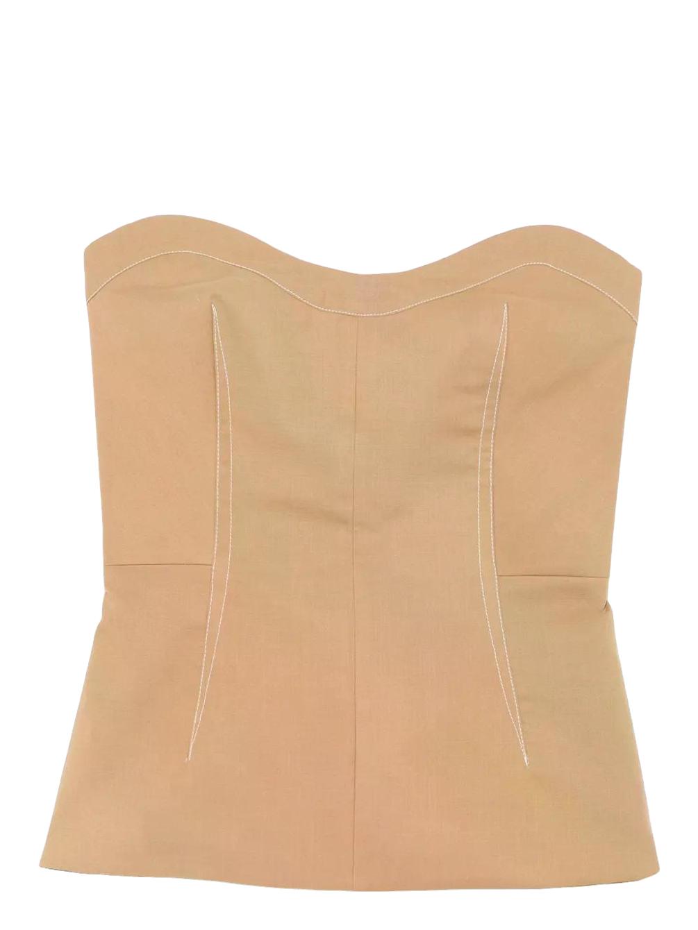 COURREGES Courrèges Viscose Blend Bandeau Top
