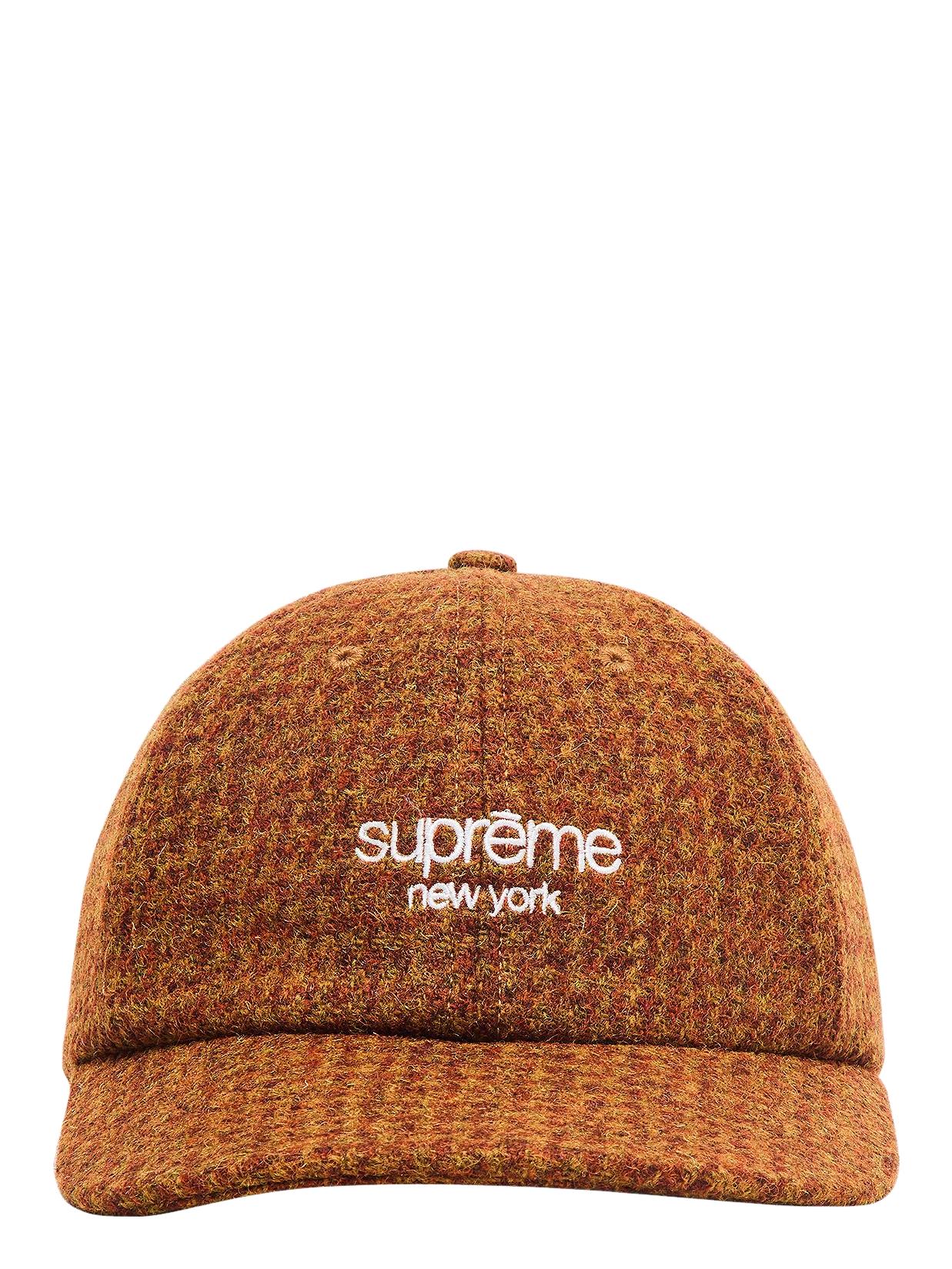 Supreme Harris Tweed 6-Panel Hat - Orange | Editorialist