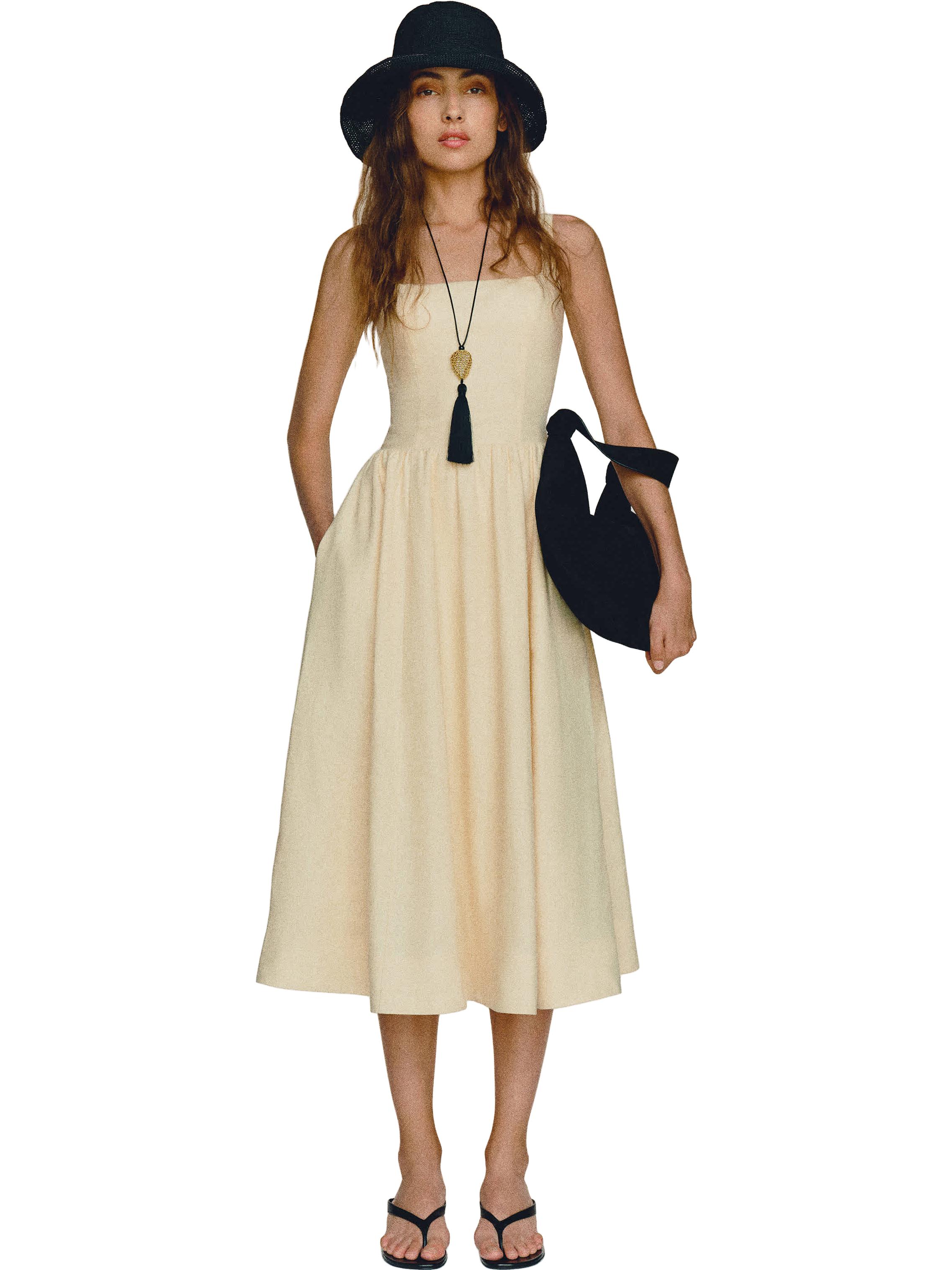 Reformation Janu Linen Dress | Ivory | 0 Reformation Janu Linen Dress | Ivory | 0