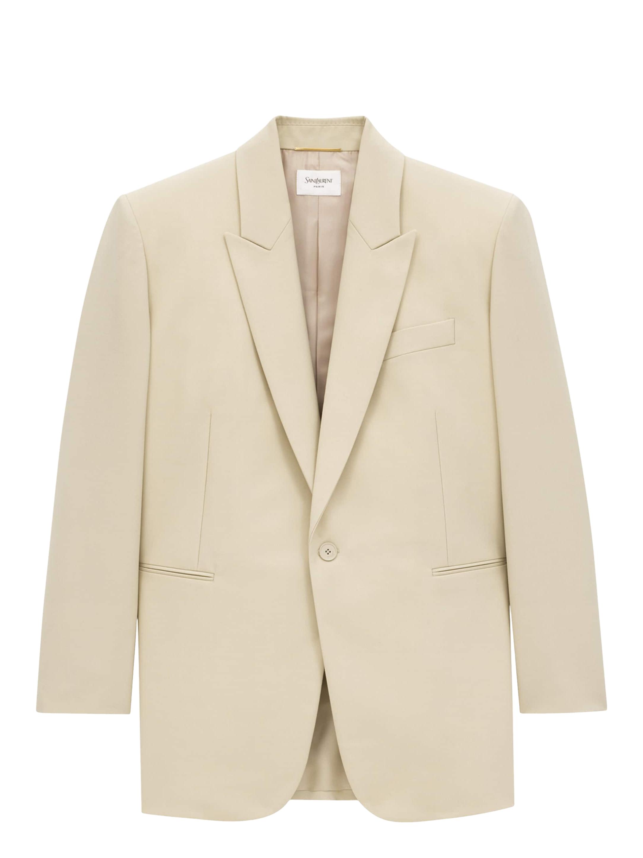SAINT LAURENT Virgin Wool Oversized Blazer