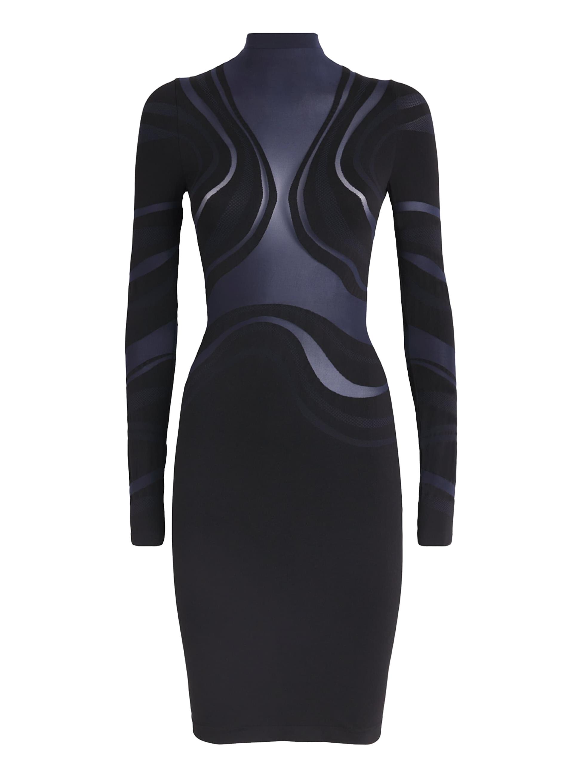 Wolford Venus Bodycon Dress In Navy - 50% Off | Editorialist