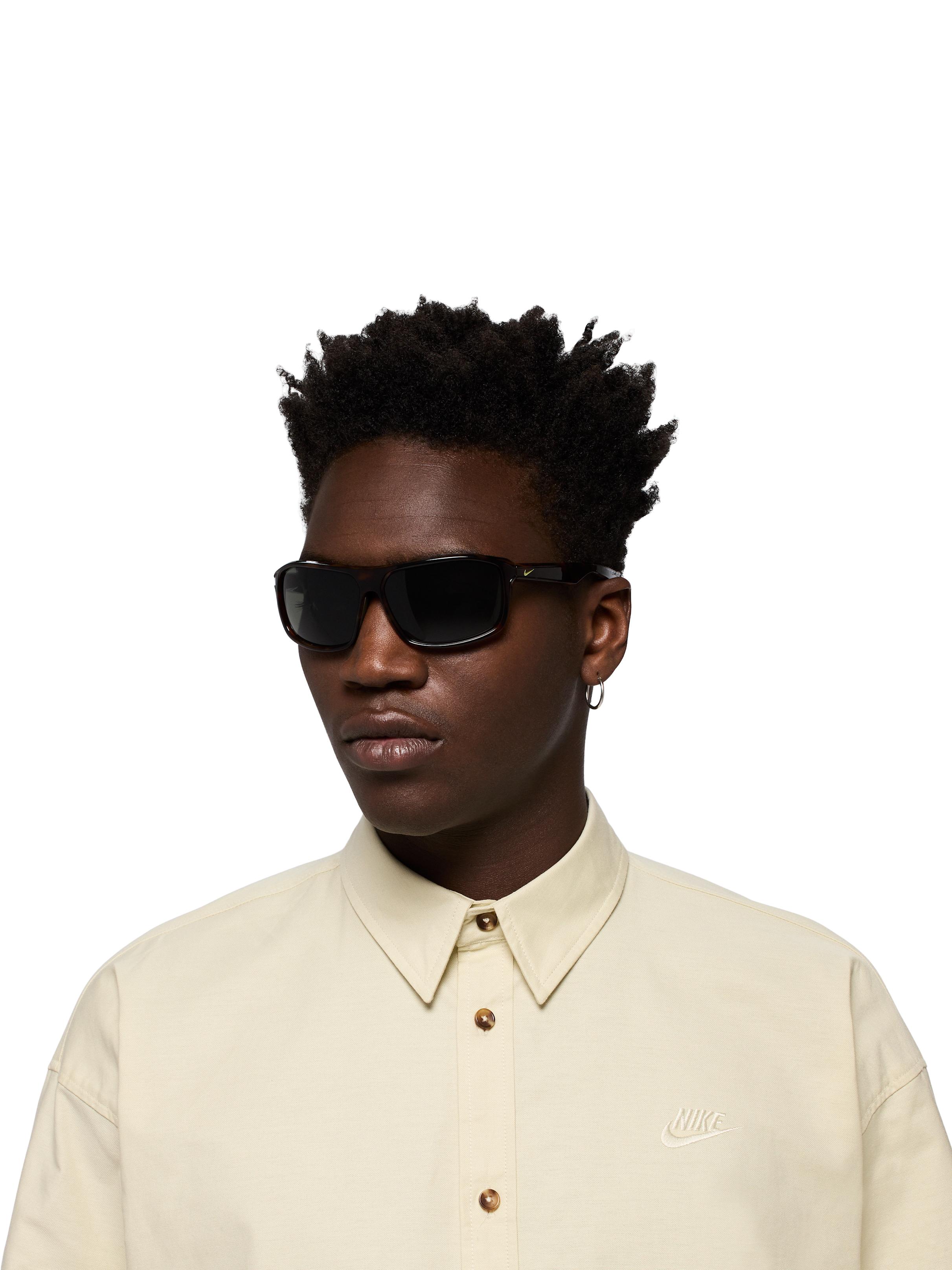 Nike Premier Stride Sunglasses White Chrome Mirror NWT Nike Premier Stride Mirrored Sunglasses | The Summit main image 2