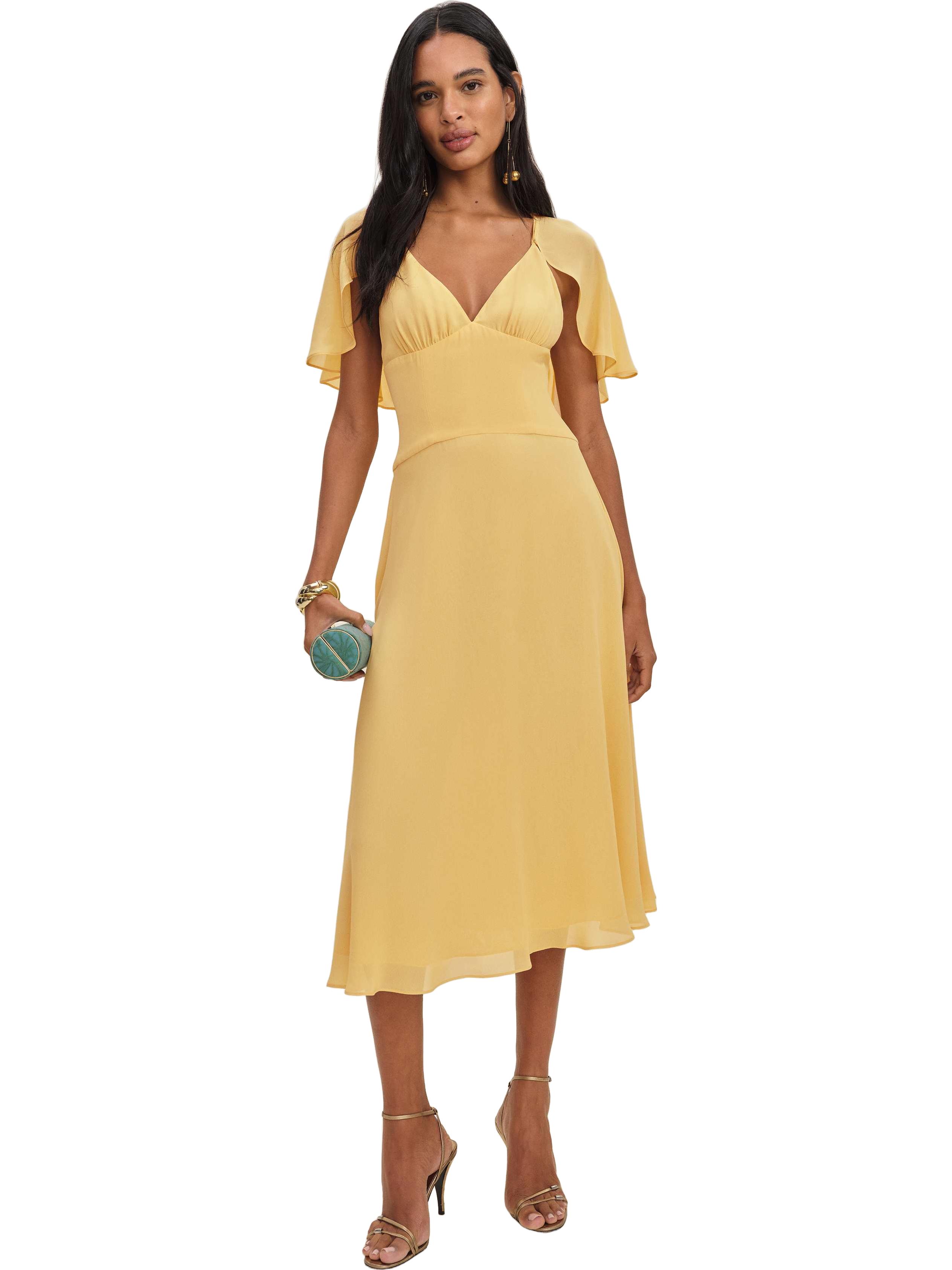 Reformation Pia Dress In Yellow - 70% Off | Editorialist Reformation Pia Dress In Yellow - 70% Off | Editorialist