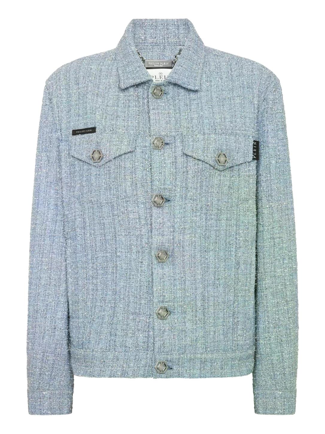 PHILIPP PLEIN Tweed Cropped Jacket