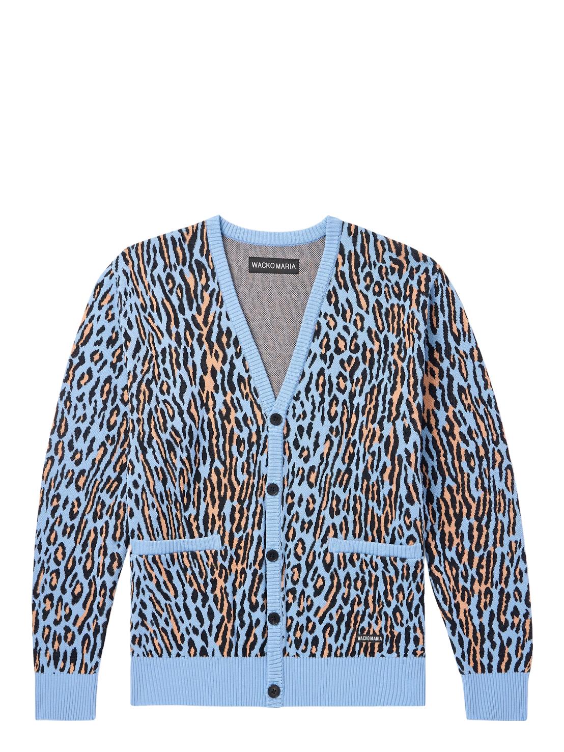 トップス WACKO MARIA BLUE LEOPARD PRINT CASUAL L 35711797~blue_1746549761390_0.jpg