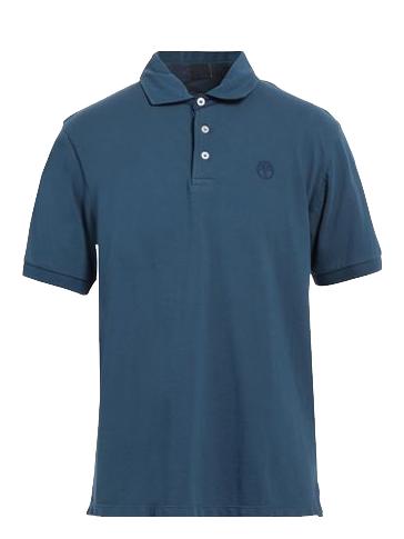 NORTH SAILS man polo shirt military green size s cotton