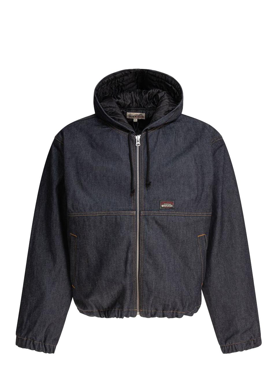 StüSsy Gabardine Garage Jacket - Black | Editorialist