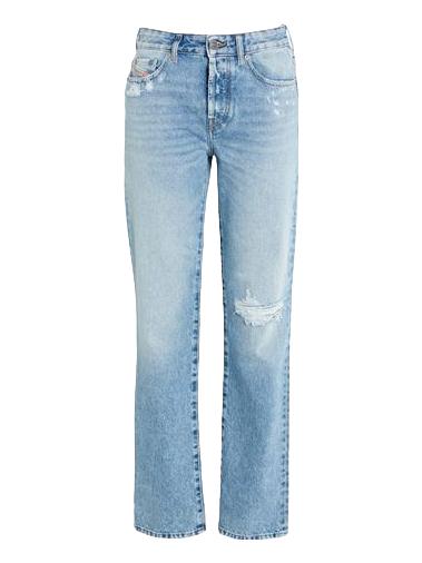 DIESEL® Cotton Straight-Leg Jeans