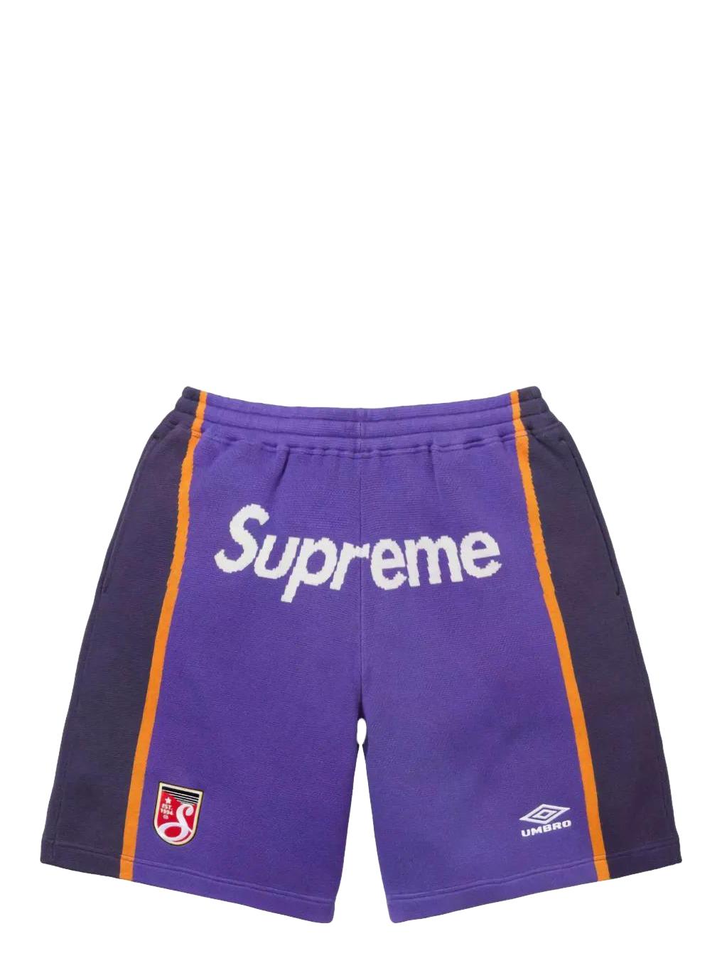 Supreme Knit Soccer Shorts - Purple | Editorialist
