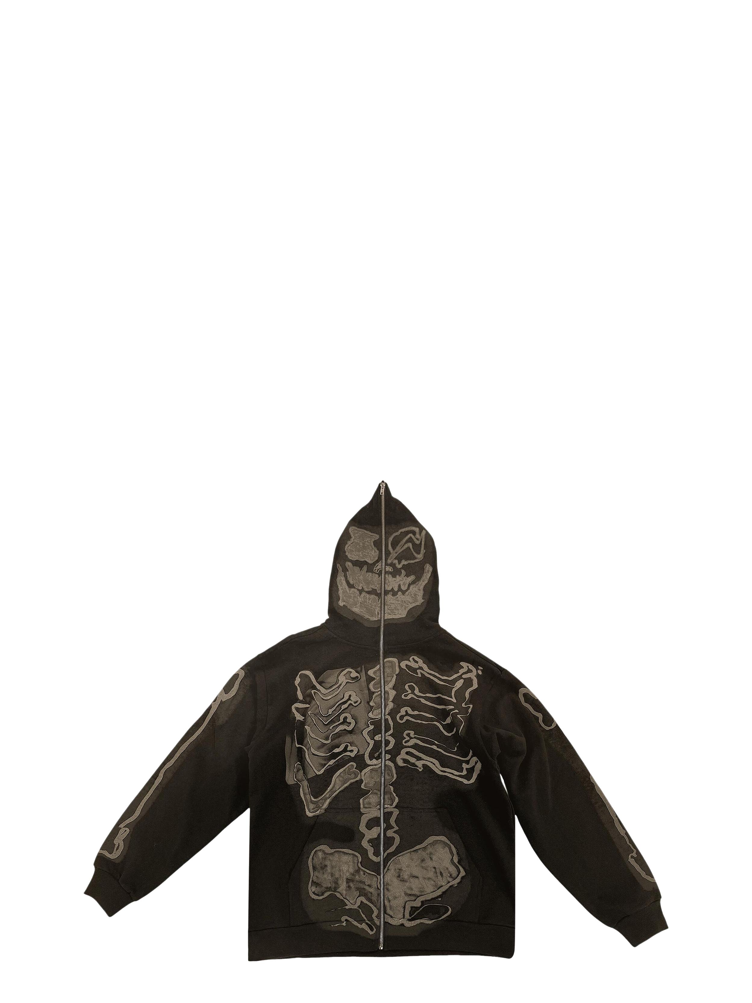 cactus jack fragment skeleton hoodie