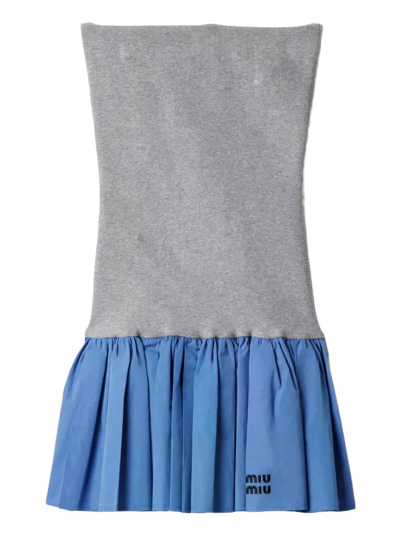 MIU MIU Panelled Mini Skirt