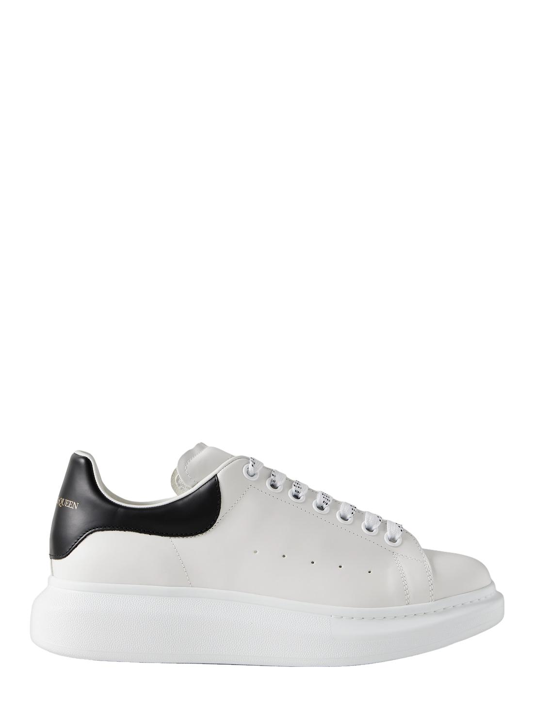 ALEXANDER MCQUEEN Exaggerated-Sole Leather Sneakers