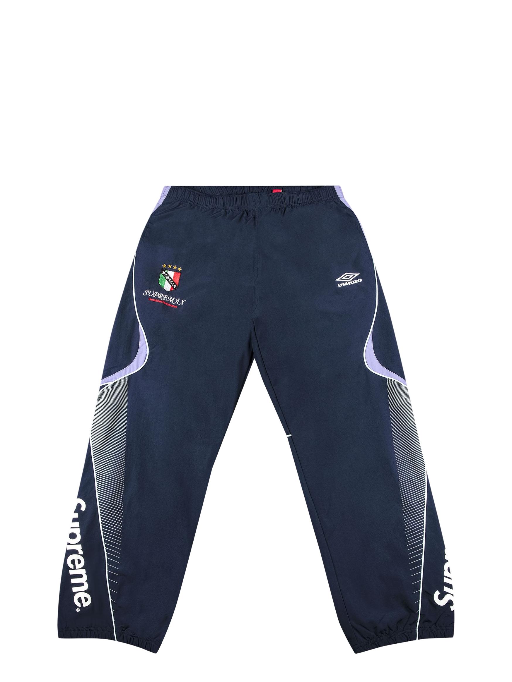 Supreme X Umbro Leather Track Pant - Blue | Editorialist