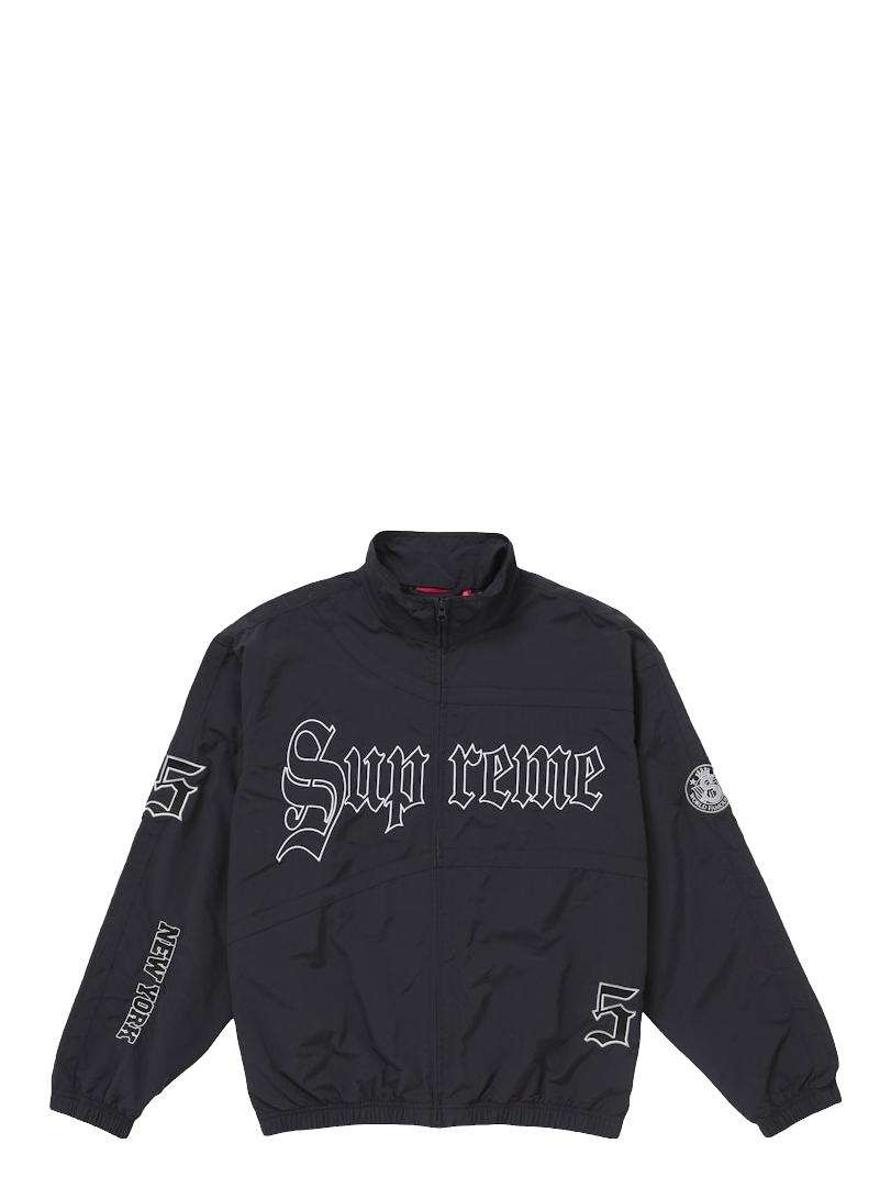 ジャケット・アウター Supreme Twill Varsity Jacket Black Supreme Hooded Twill Varsity Jacket Black Men's - SS22 - US
