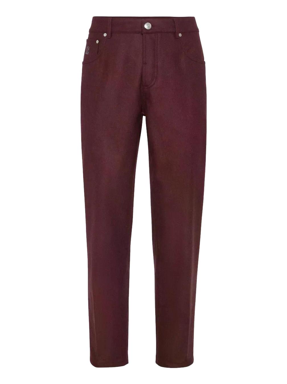 BRUNELLO CUCINELLI Logo-Embroidered Trousers