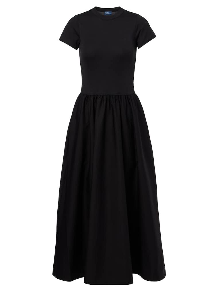 POLO RALPH LAUREN Cotton Jersey Midi Dress