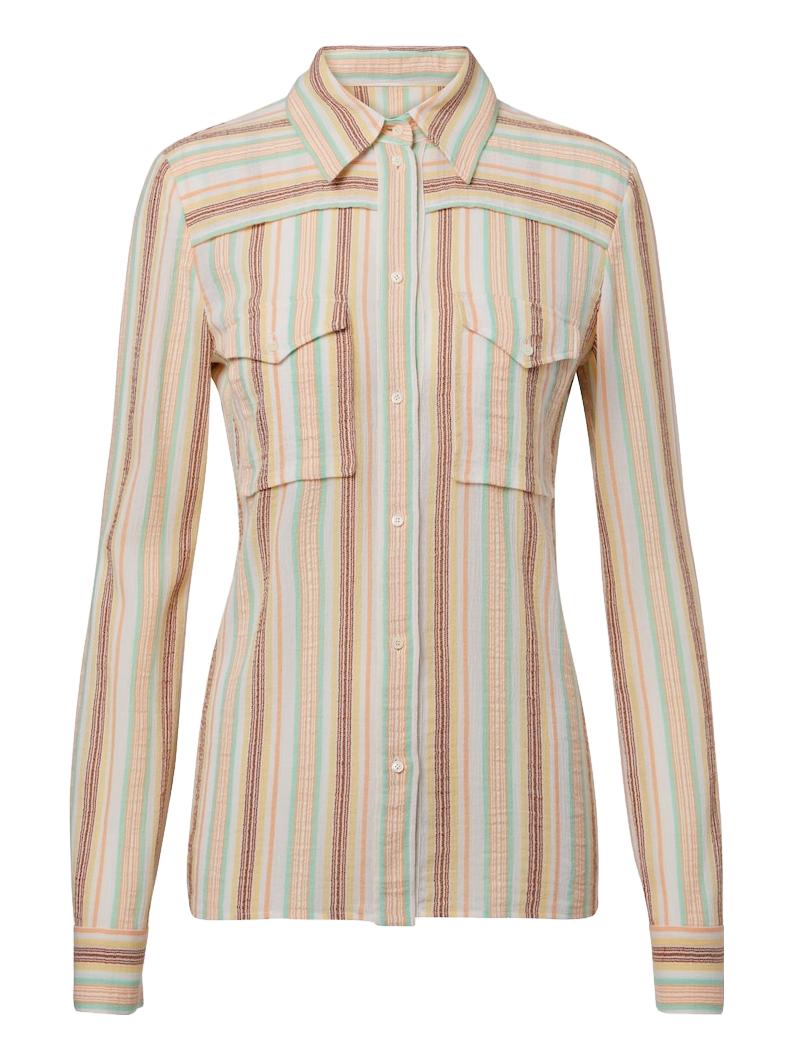 CHLOÉ chloé Striped Cotton Crêpon Shirt