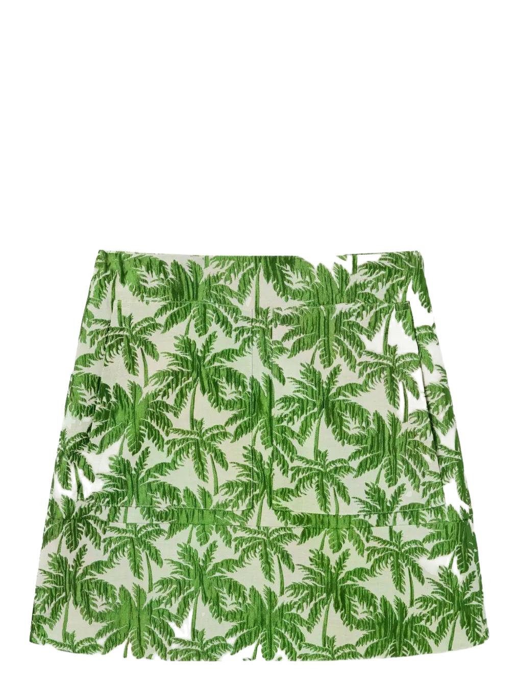 LA DOUBLEJ Printed Mini Skirt