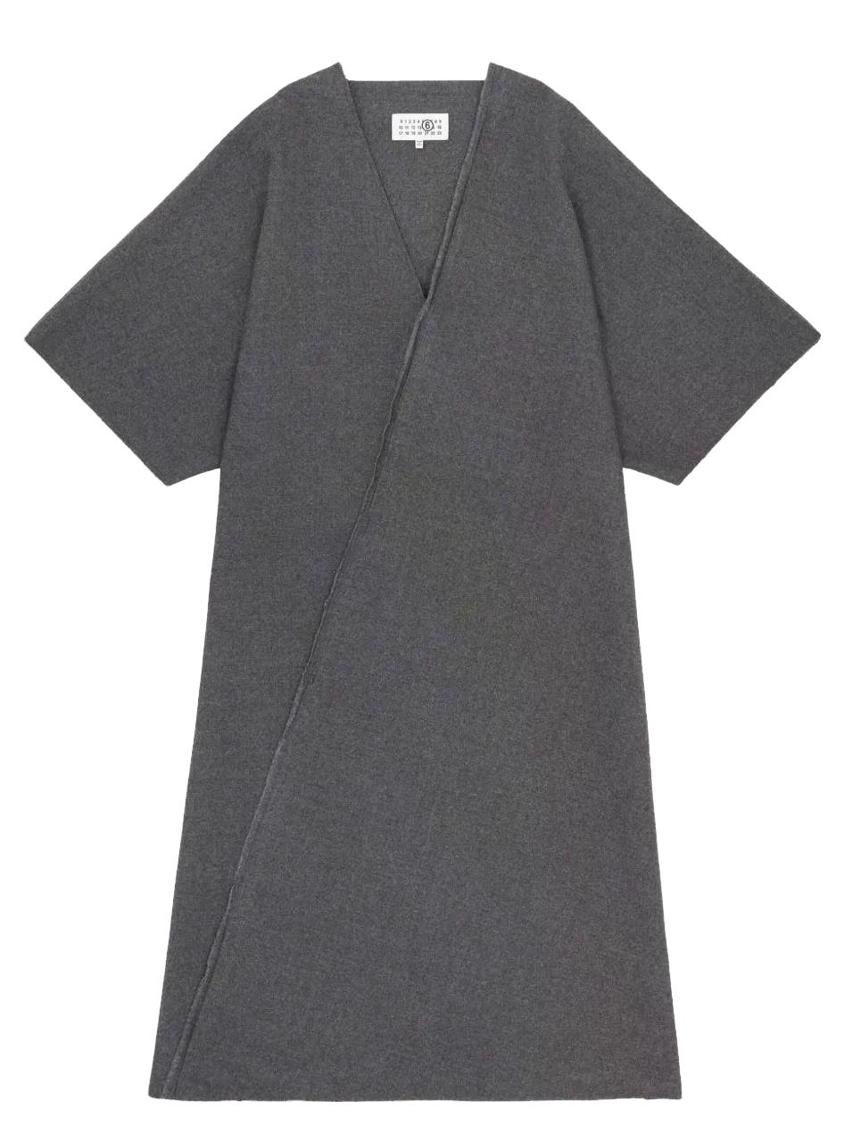 MAISON MARGIELA V-Neck Midi Dress