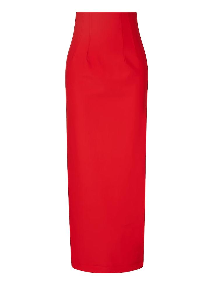 ADRIANA DEGREAS Coquille de Mer Maxi Skirt