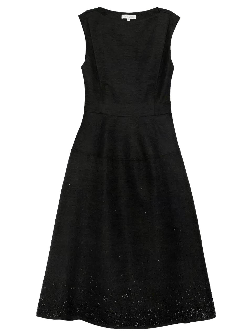 COMME DES GARÇONS Patterned Jacquard Sleeveless Dress