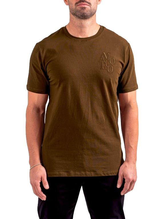 MACEOO resistance logo embroidered t-shirt