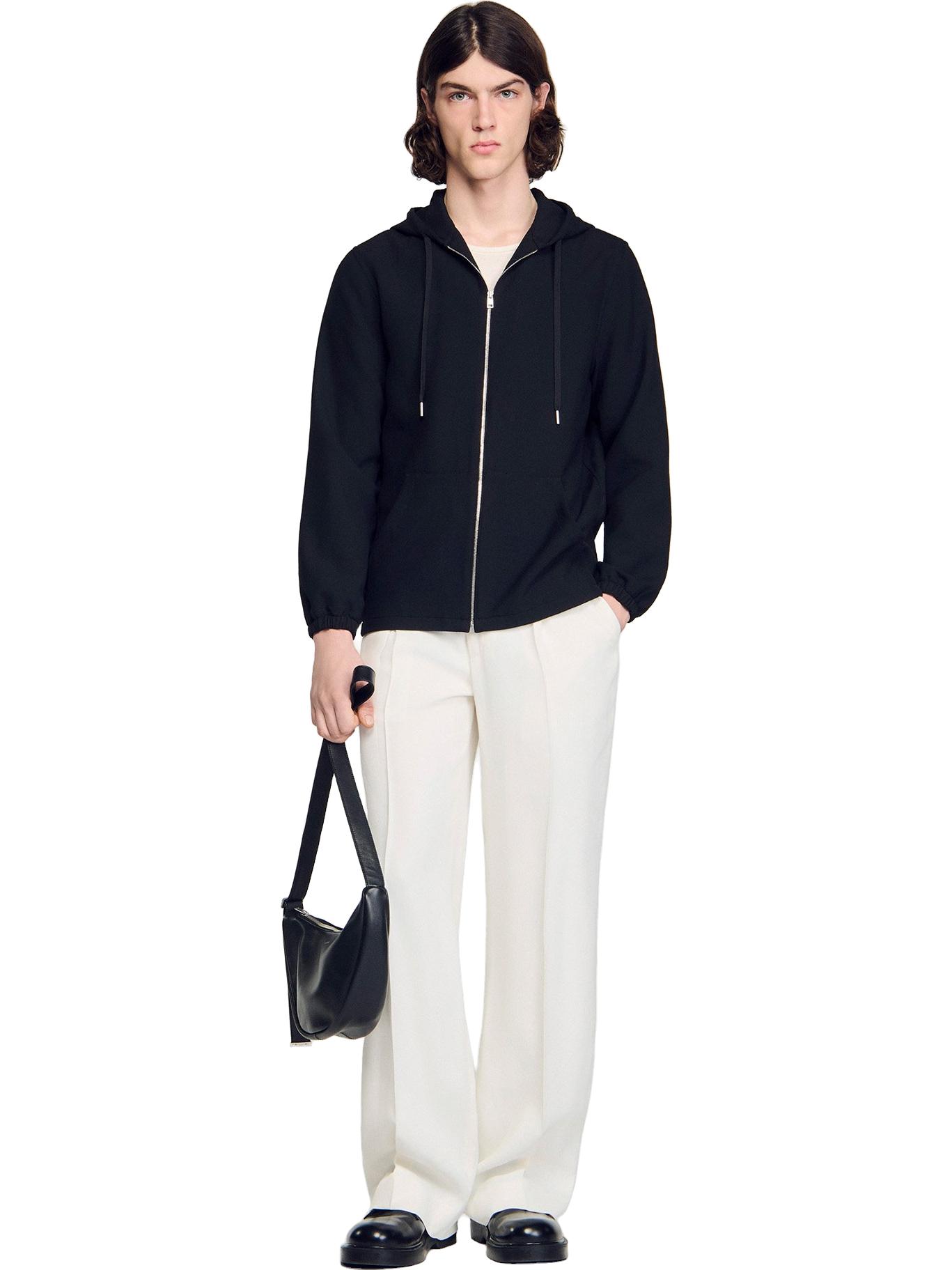 SANDRO Hooded Shirt
