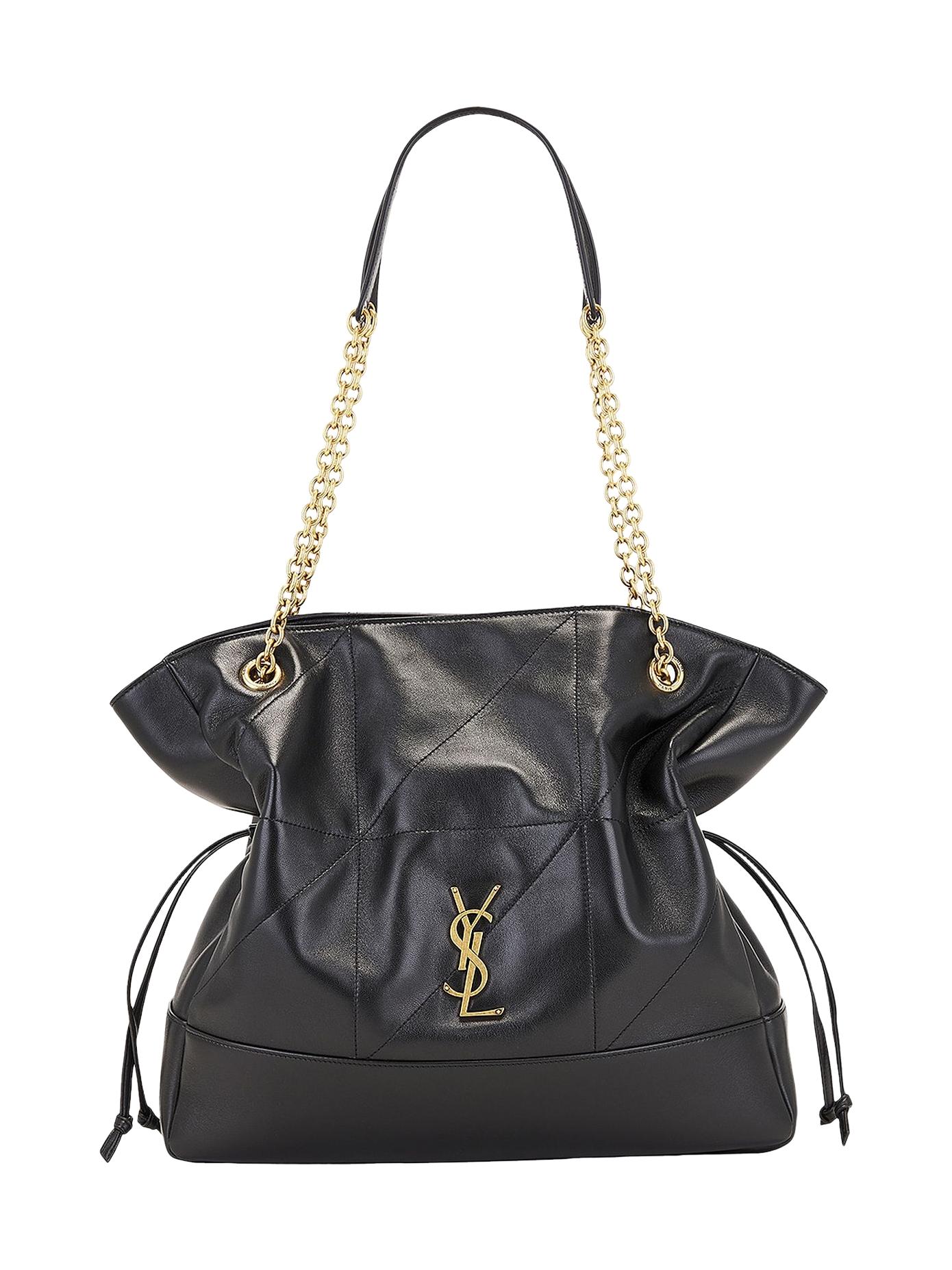 Saint Laurent Shopping Chain Bag - Black | Editorialist