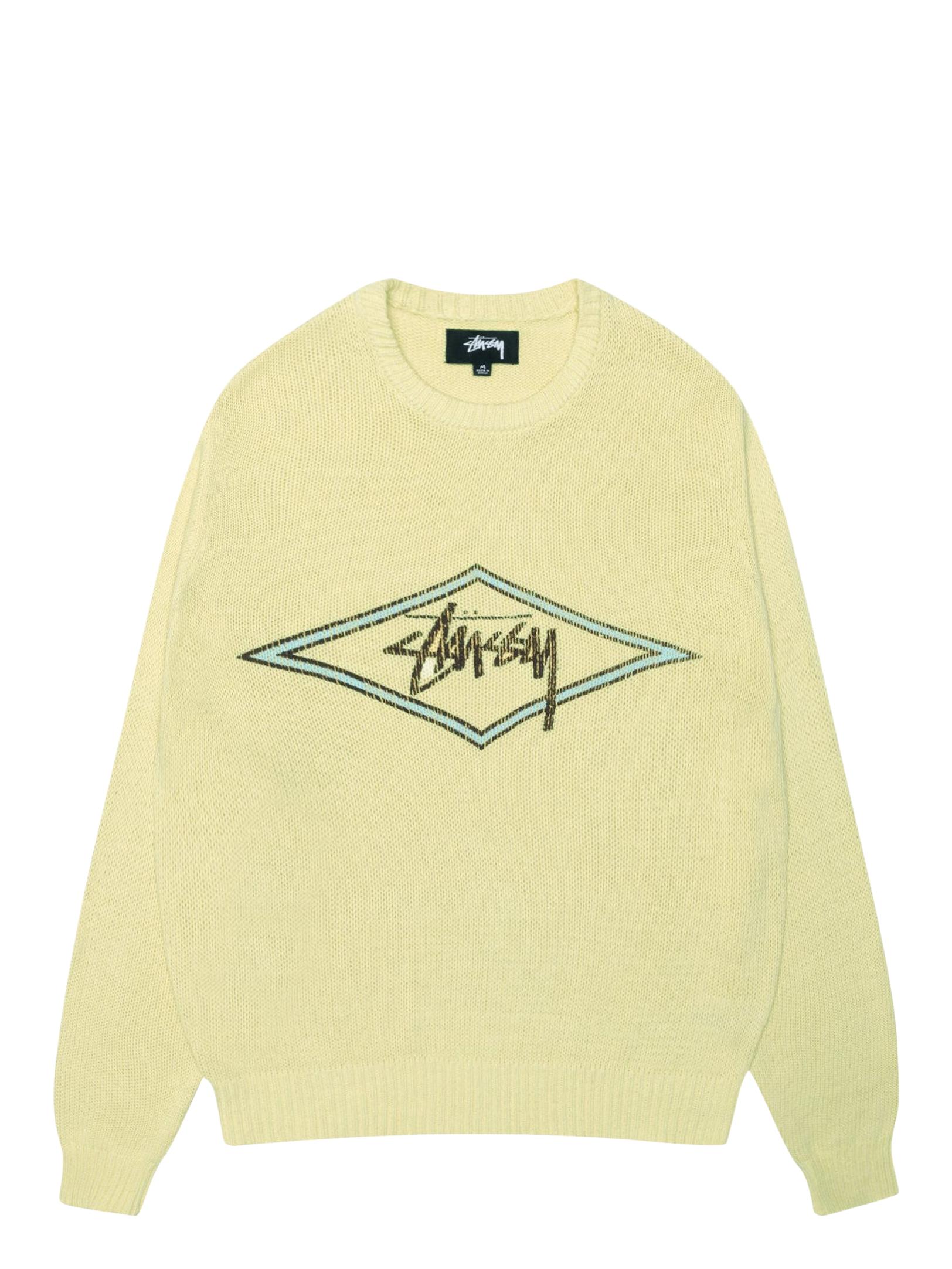 StüSsy Surf Team Sweater - Cream | Editorialist