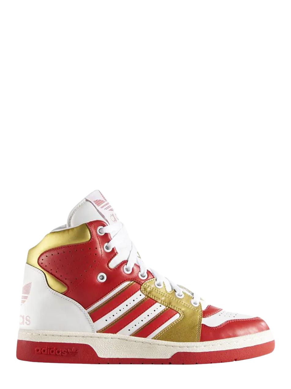Adidas Instinct Og High-Top Sneakers - Red | Editorialist Adidas Instinct Og High-Top Sneakers - Red | Editorialist