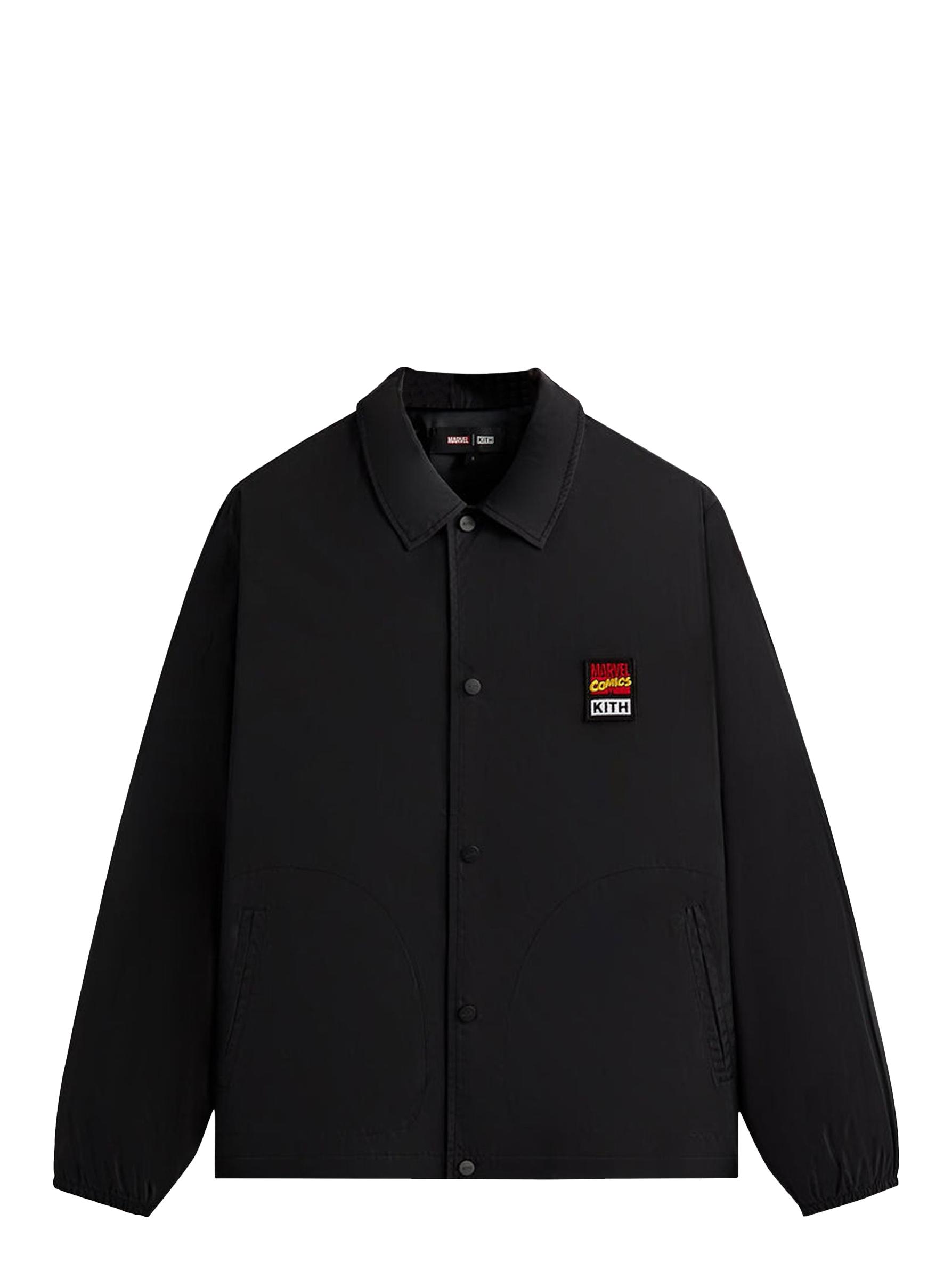 Kith Wrinkle Nylon Coaches Jacket - Black | Editorialist