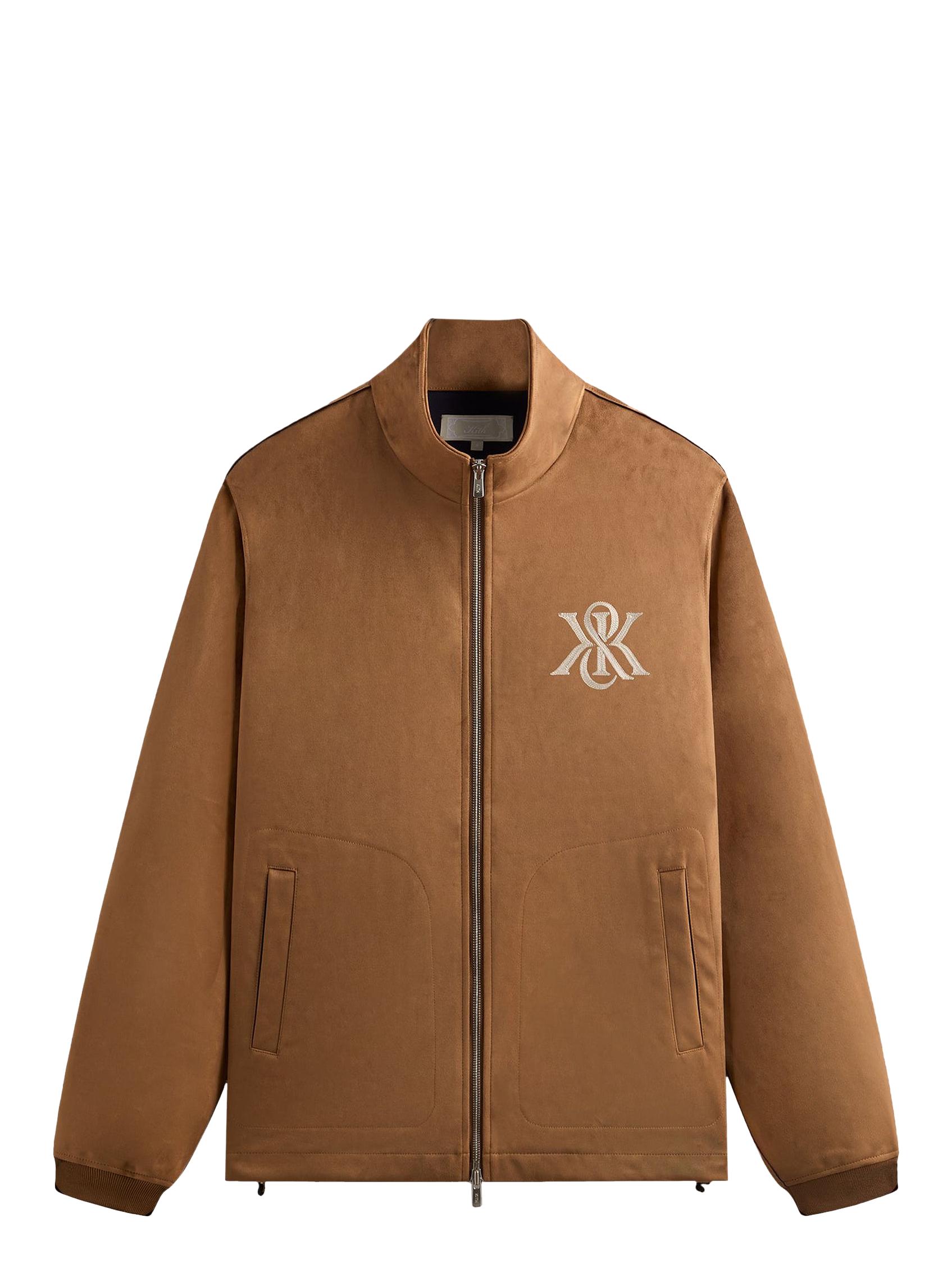 Kith Bonded Microsuede Ali Track Jacket - Orange | Editorialist