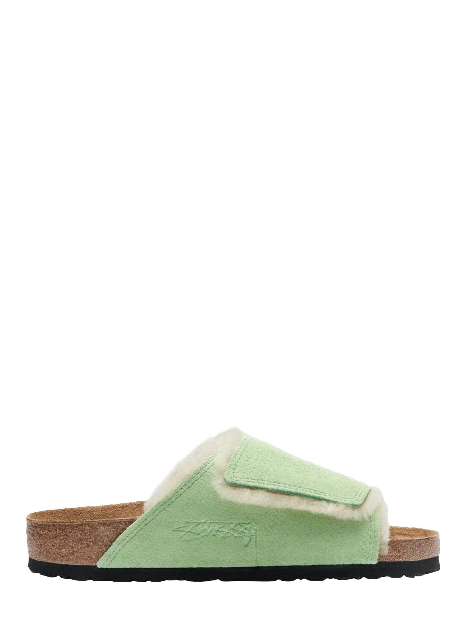 Birkenstock Stussy X Solana Washed Sandals - Green | Editorialist