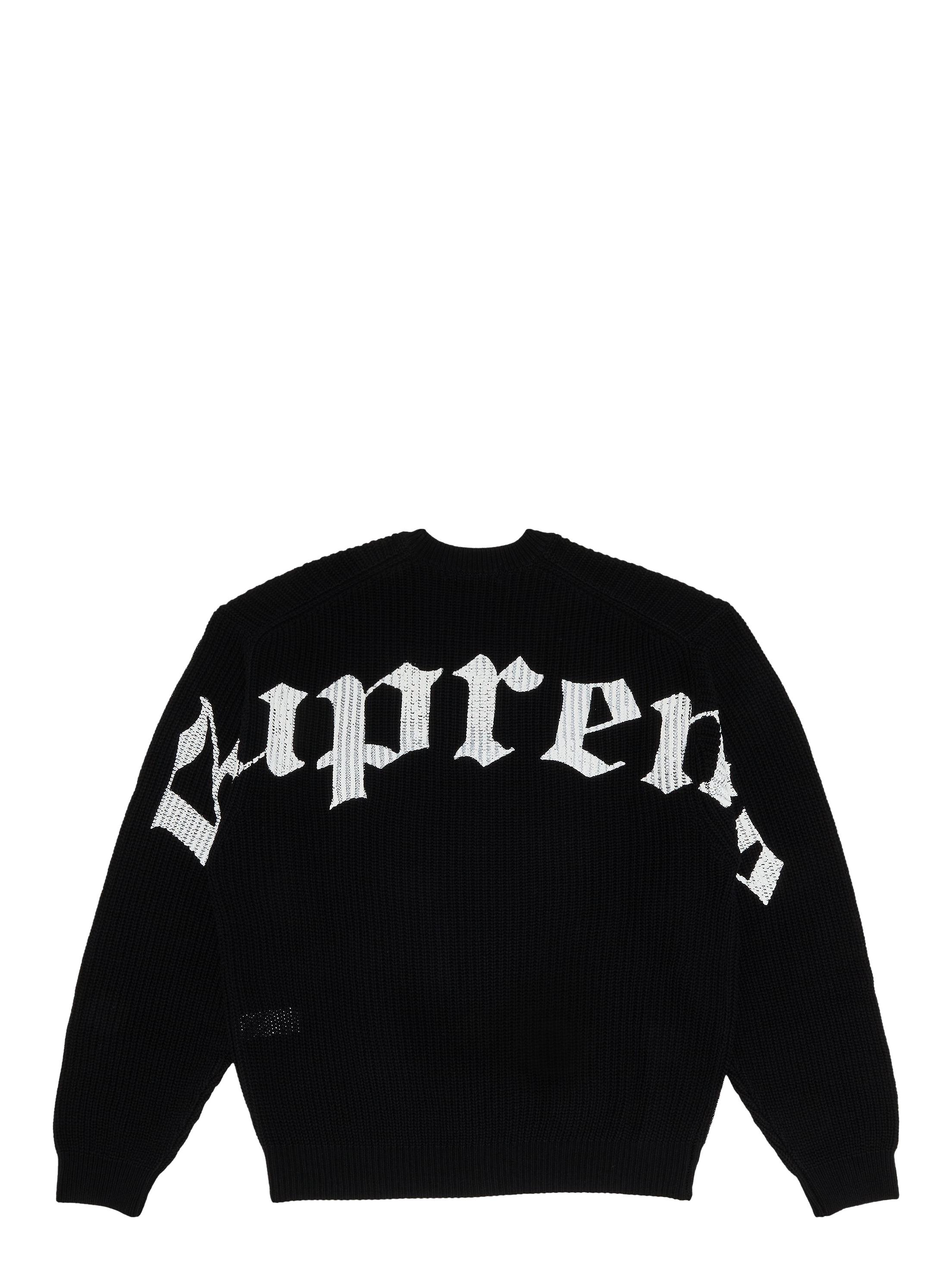 Supreme Old English Printed Sweater - Purple | Editorialist