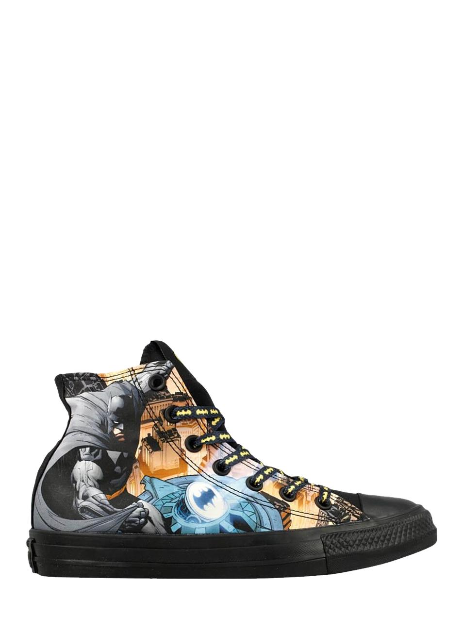 Converse Dc Comics X Chuck Taylor All Star High Batman - Black |  Editorialist, image size:954x1271